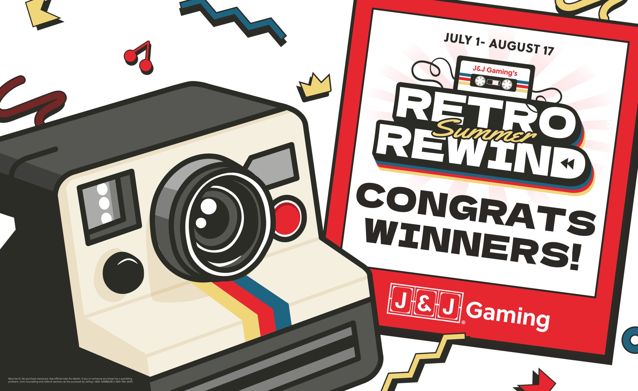 Retro Summer Rewind Sweepstakes awards $150,000+ | J&J Gaming